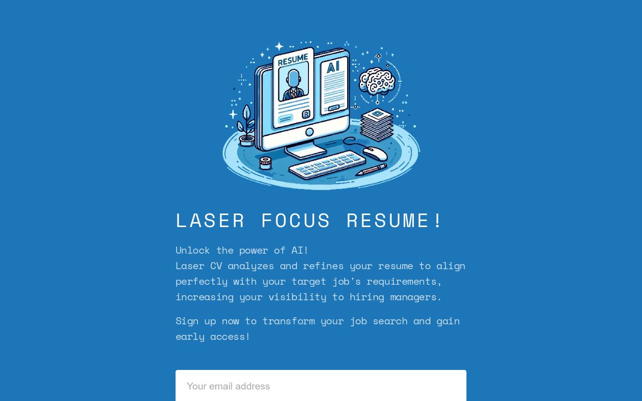 ⚡ Laser CV - Supercharge Your Resume